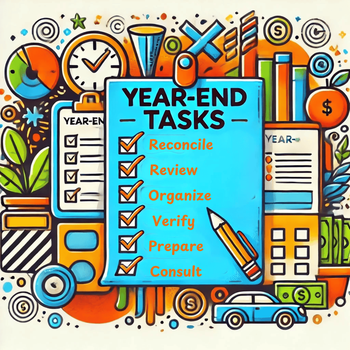 Year End Tasks to Simplify Tax Filing | CFO Accounting Services, LLC